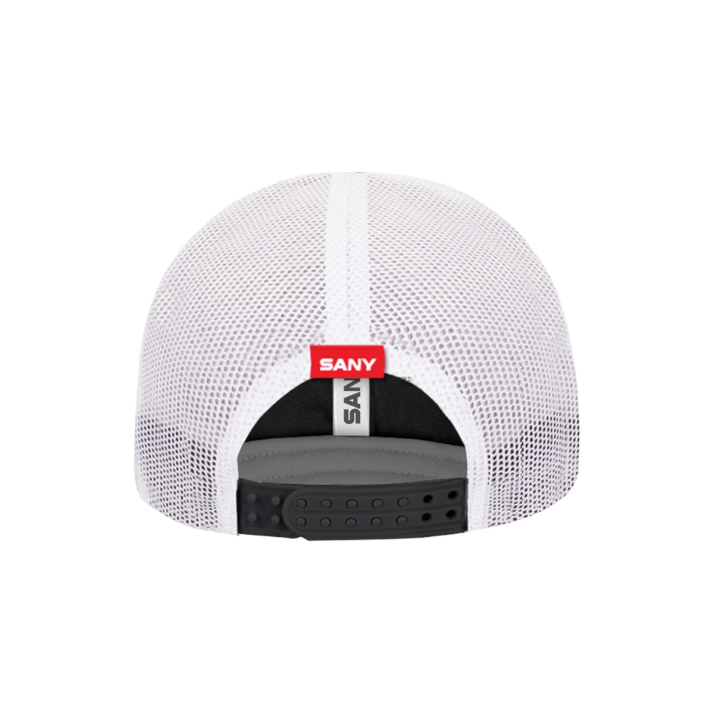 Gray and white sports headwear SANY | SANY AMERICA STORE