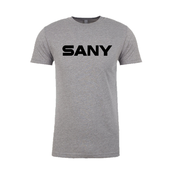 Heather Gray Cotton Polyester Tee | SANY AMERICA STORE
