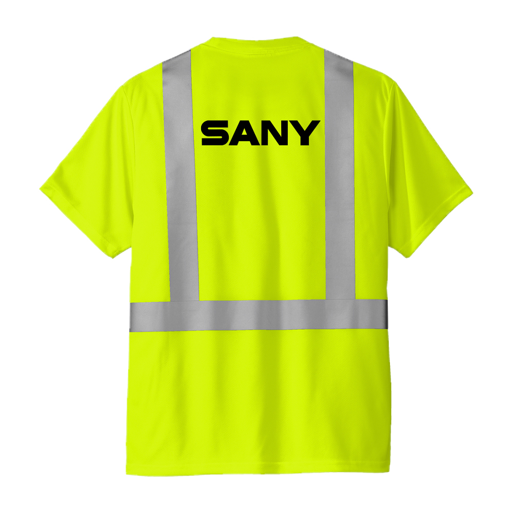 Men’s yellow safety tee | SANY AMERICA STORE